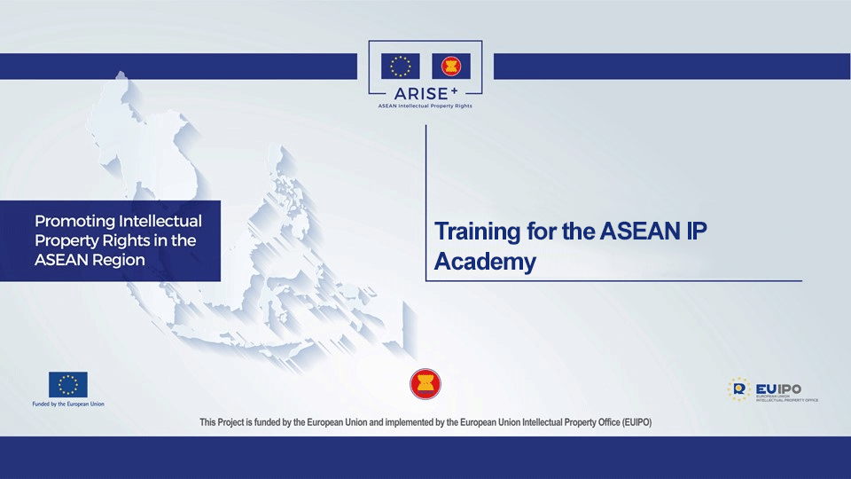Training for the ASEAN IP Academy | EU Funded IP Projects